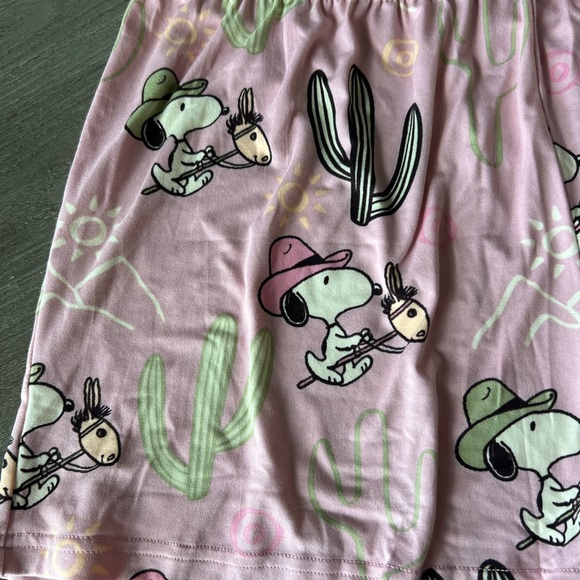 Peanuts | Intimates & Sleepwear | Peanuts Snoopy Cowboy Western Cactus ...